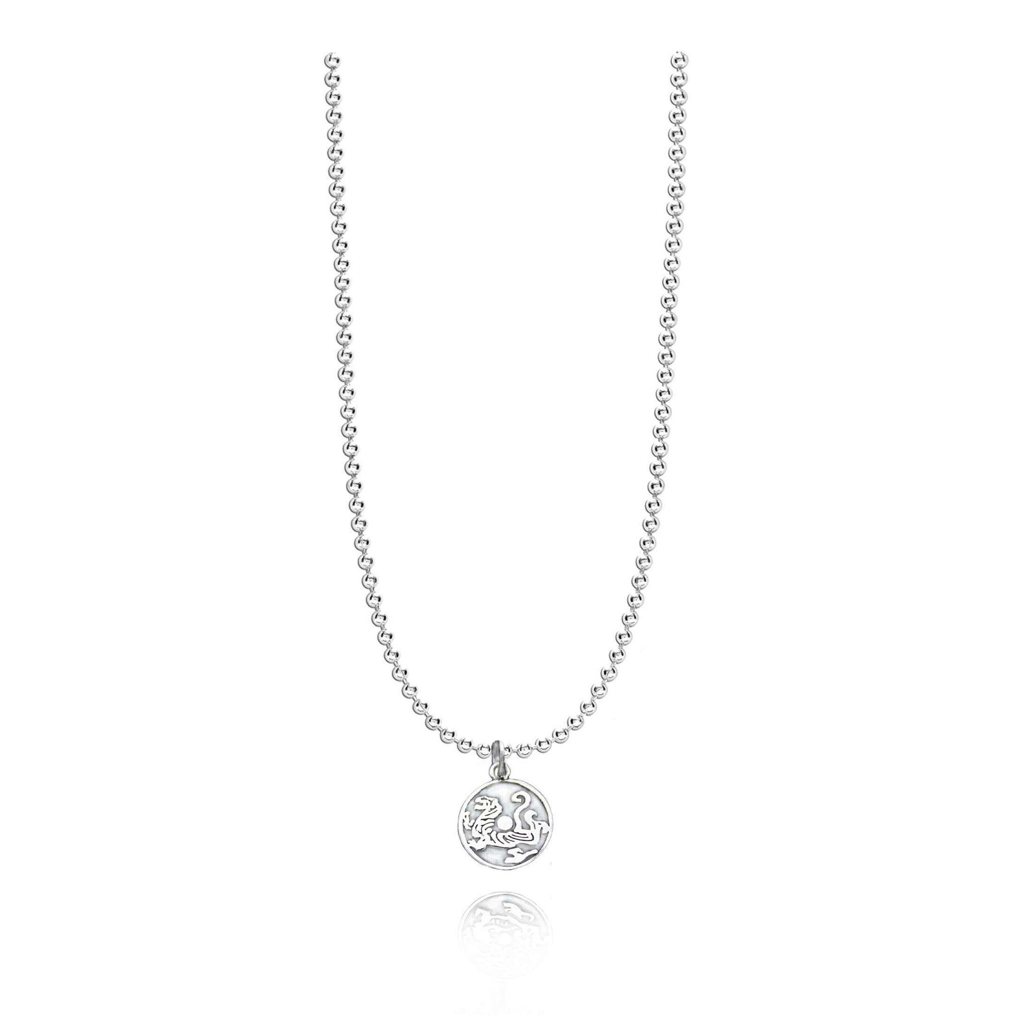 Chain Necklace Tiger Pendant - Exclusive - Silver Jewellery SG